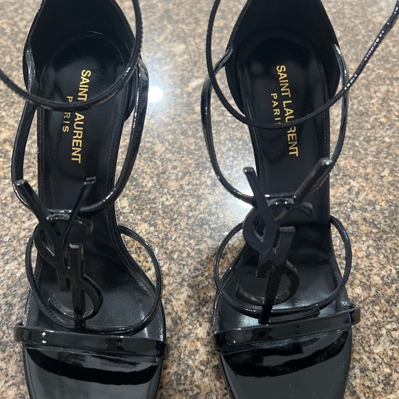 Saint Laurent | Shoes | Black Saint Laurent Paris Heels | Poshmark